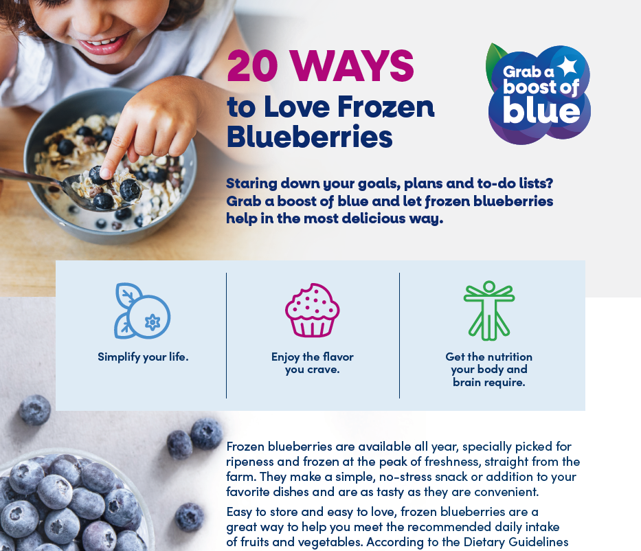 Year-Round Blueberry Resources - Health Professionals