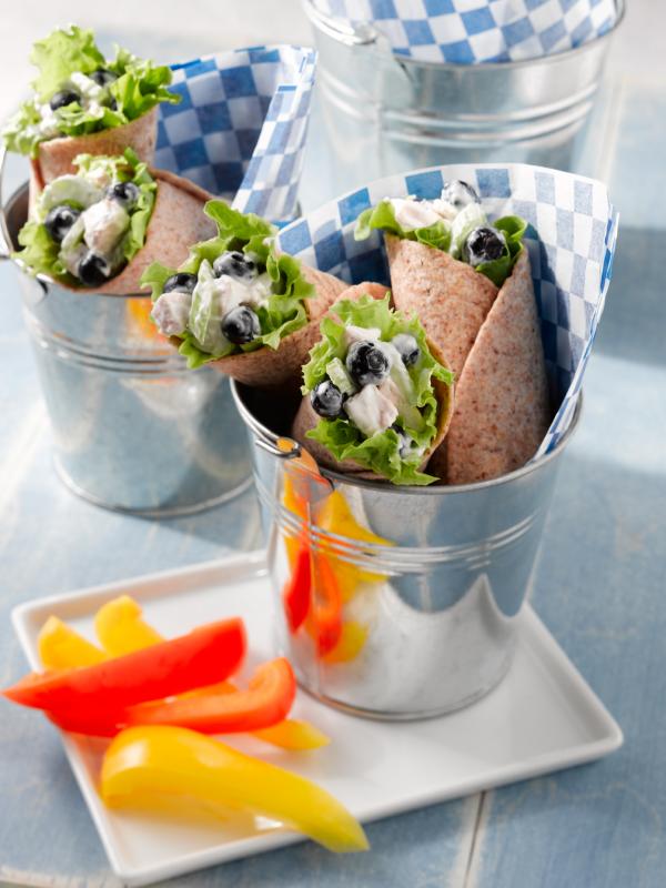 Blueberry Chicken Salad Wraps for K-12 Schools - Food Professionals