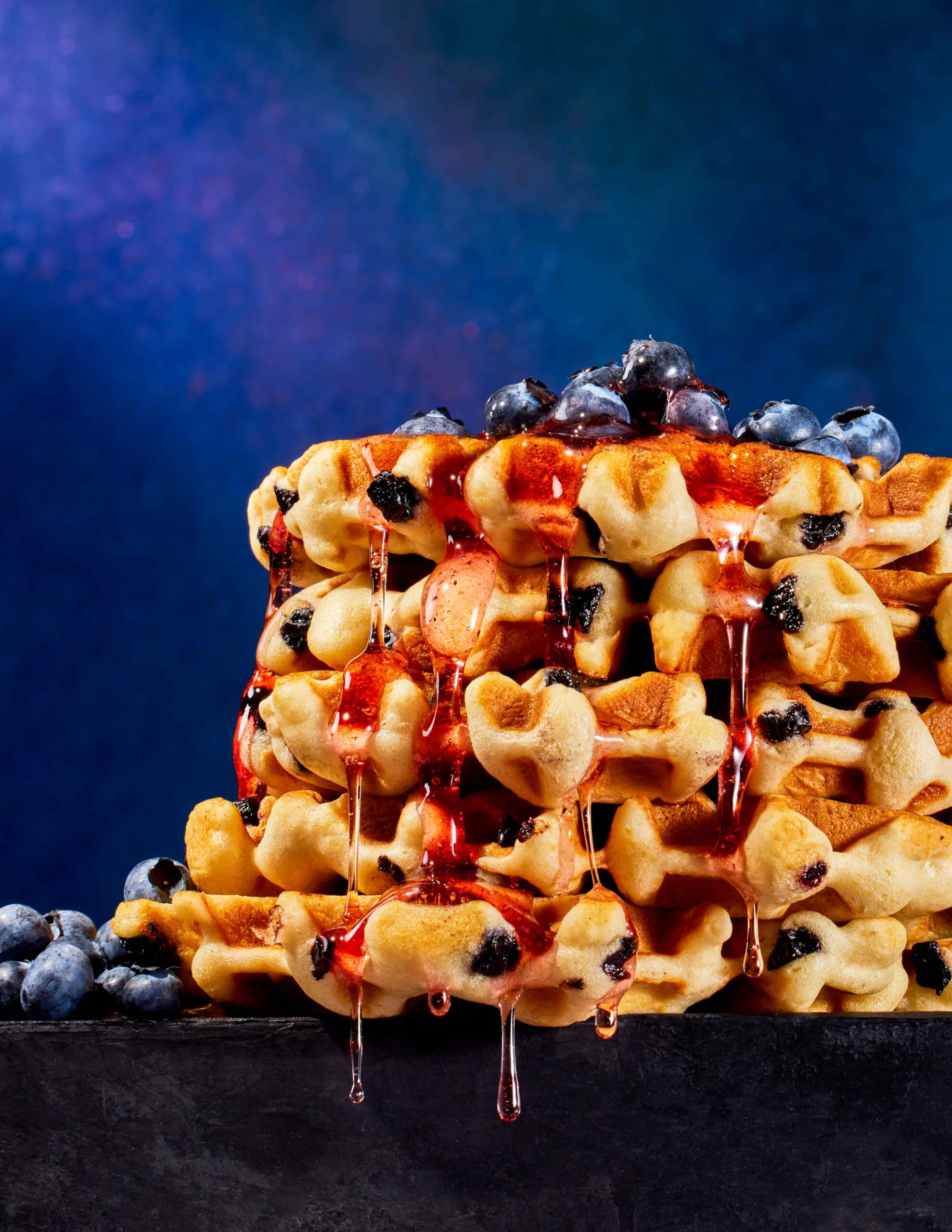 Blueberry Liege Waffles - Food Professionals
